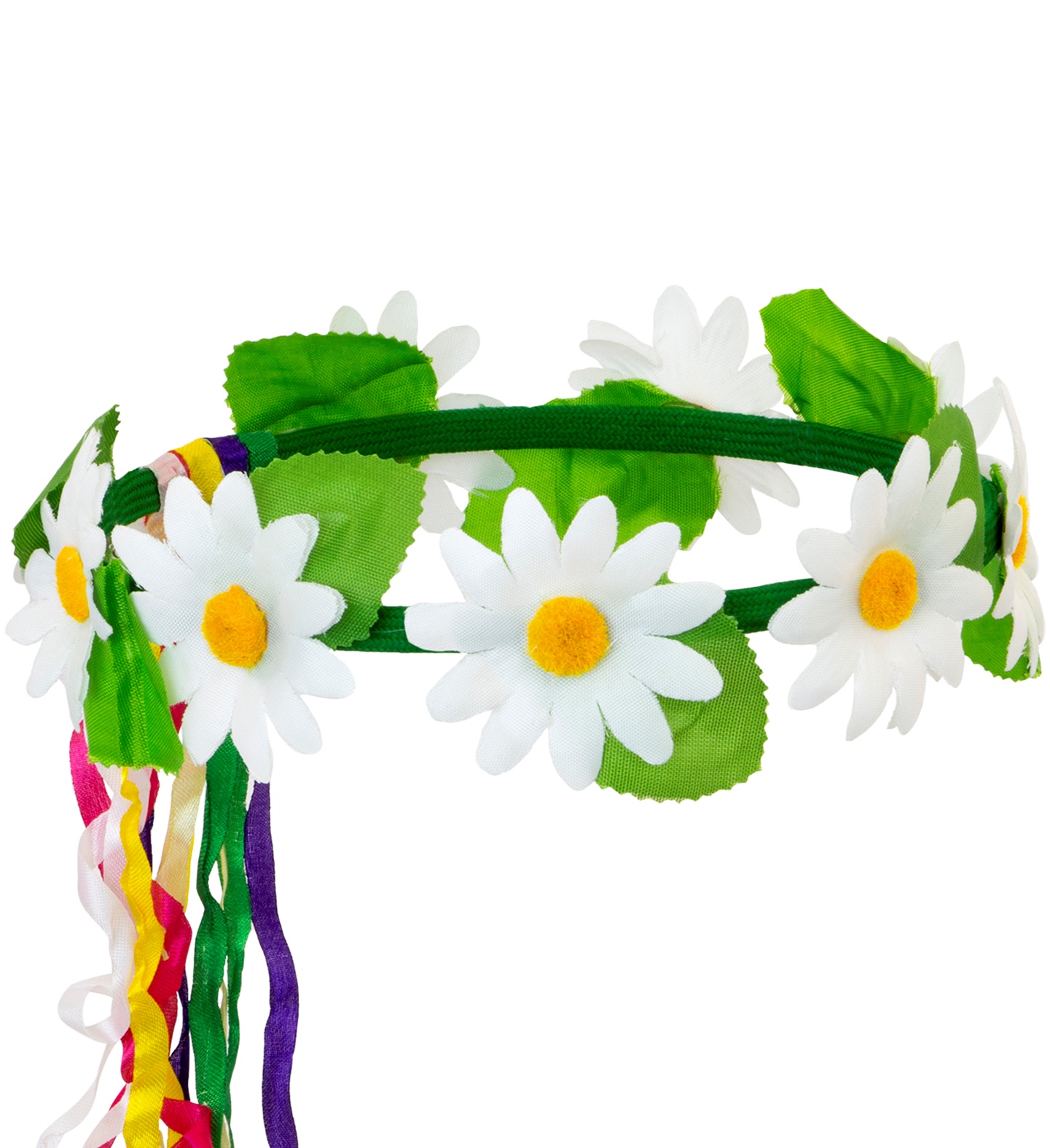 Diadème Marguerite avec ruban - 100%FETE Le Shop