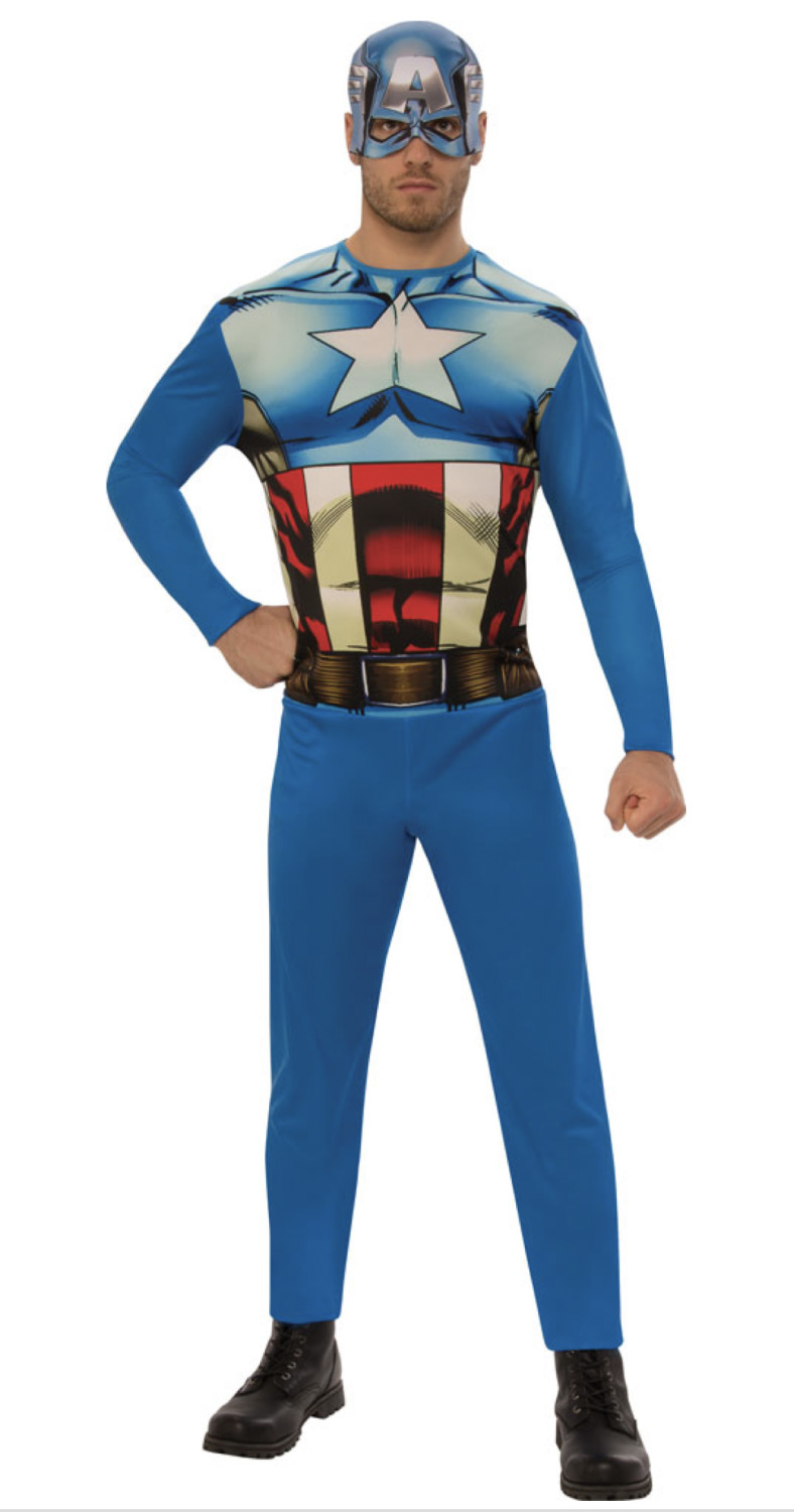 Déguisement Captain America Adulte - 100%FETE Le Shop